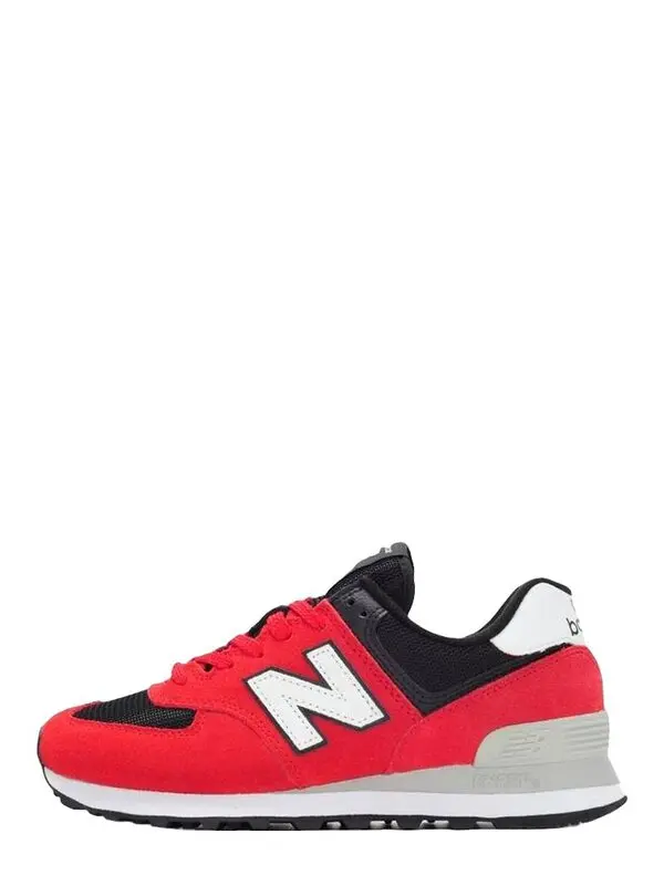 NEW BALANCE 574 Series Athletic Sneakers - Red/black/white