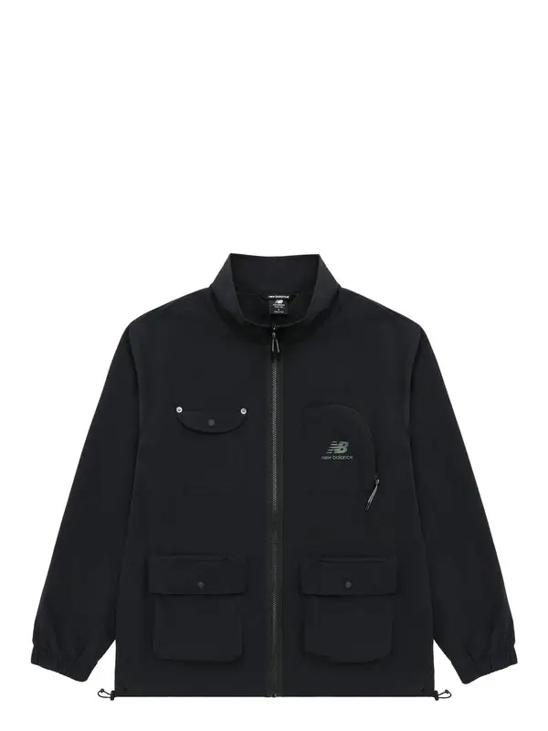 NEW BALANCE Logo Full-zip Jacket - Black