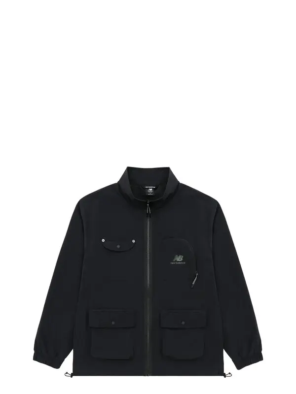 NEW BALANCE Logo Full-zip Jacket - Black