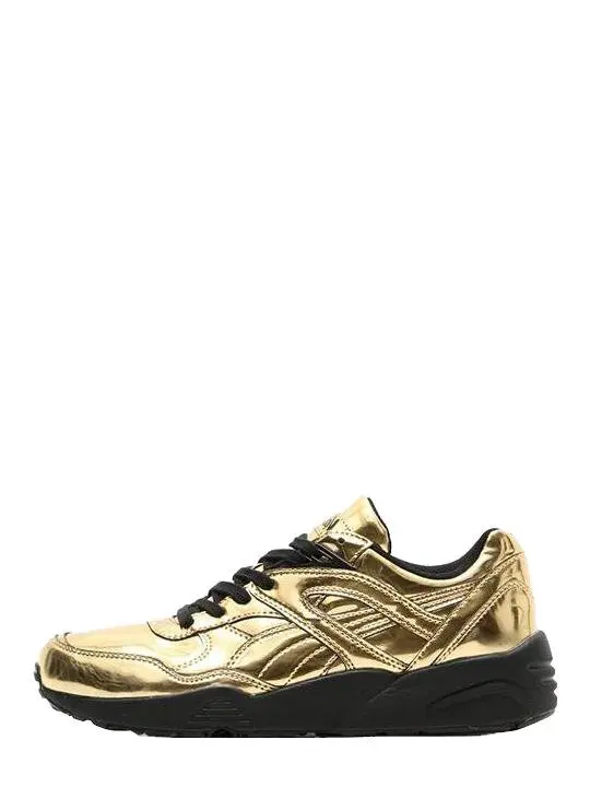 PUMA Vashtie X R698 "gold" Sneakers - Gold/black