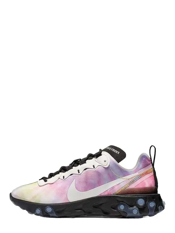 Nike React Element 55 Tie Dye Sneakers - Multi-color/sail-black-sail