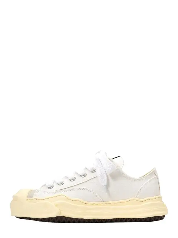 Mihara Yasuhiro Hank Vl Og Sole Canvas Low-top Sneaker - White