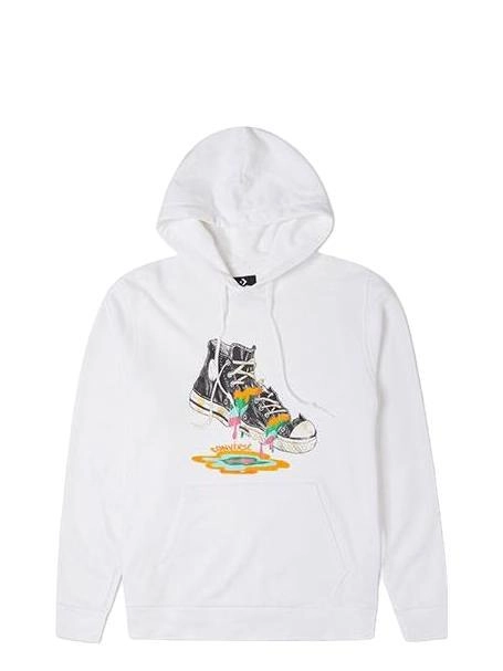 CONVERSE Graphic Hoodie - White