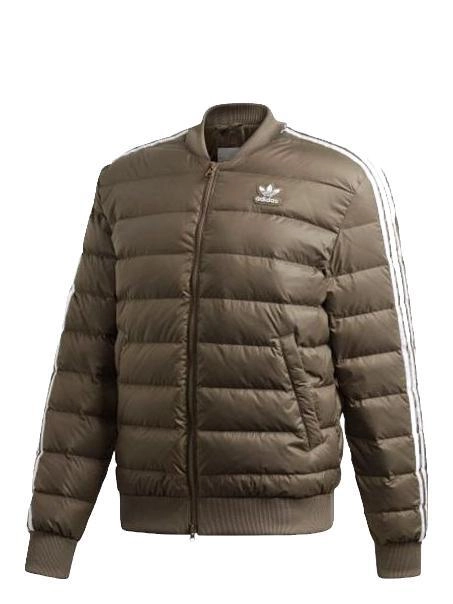 Adidas Originals Sst Down Jacket Short - Brown
