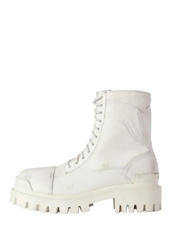 Balenciaga Combat Strike Boot - White
