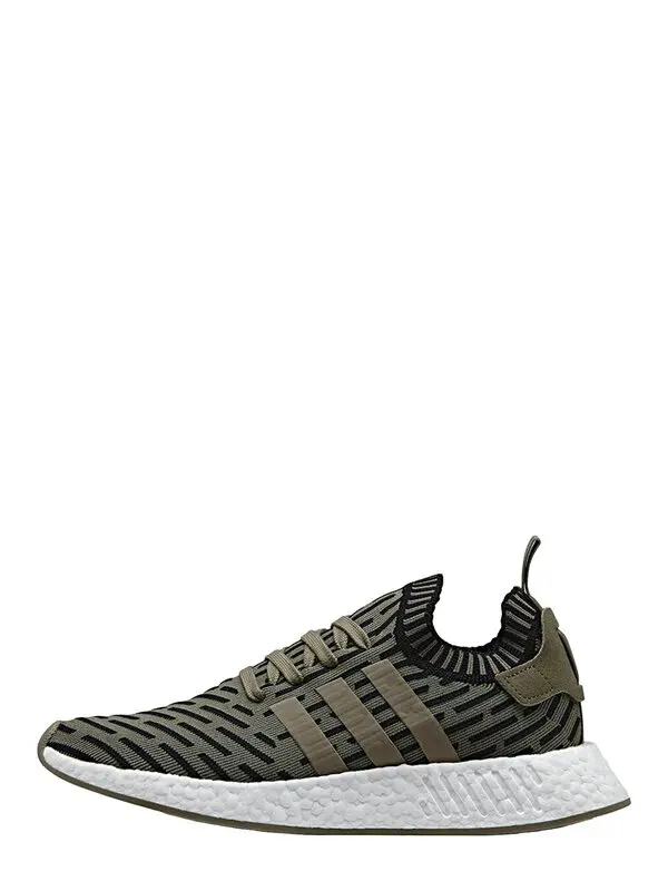 Adidas Nmd_r2 Primeknit Athletic Sneakers - Trace Cargo/black