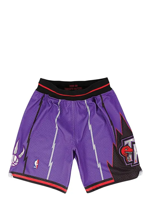 Mitchell & Ness Nba Toronto Raptors Authentic Road 1998-99 Shorts - Purple/black/red