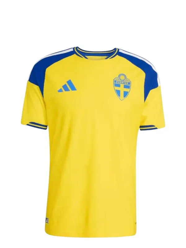 Adidas Sweden 26 Home Authentic Jersey - Yellow