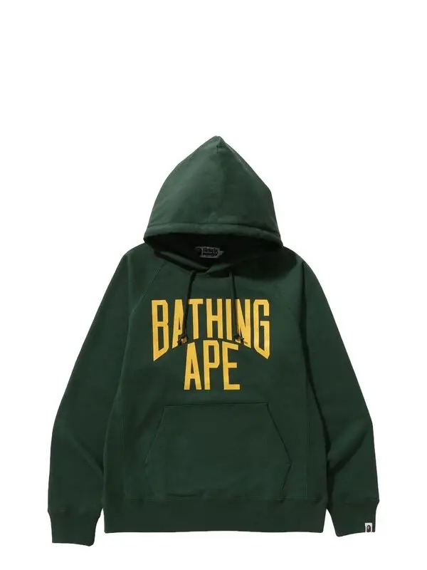 A BATHING APE Nyc Logo Hoodie - Green