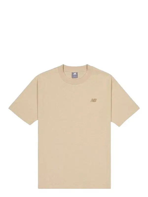 NEW BALANCE Athletics Cotton T-shirt Asia Sizing - Stoneware