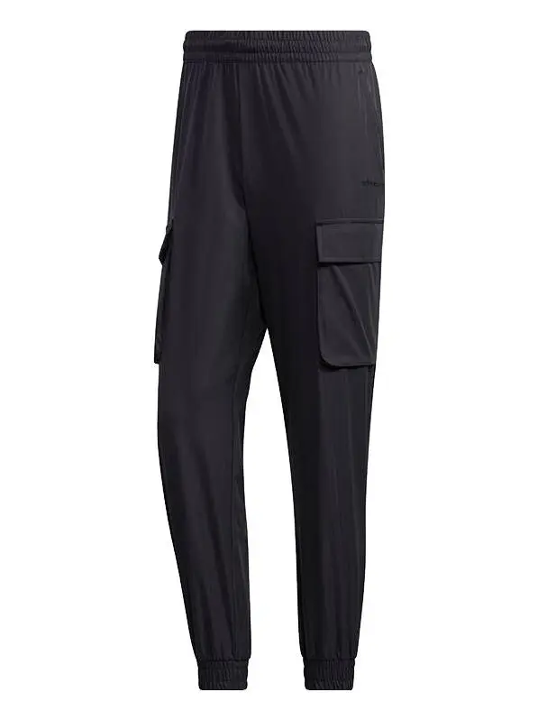 Adidas Neo Side Pocket Bundle Feet Casual Cargo Sweatpants - Black