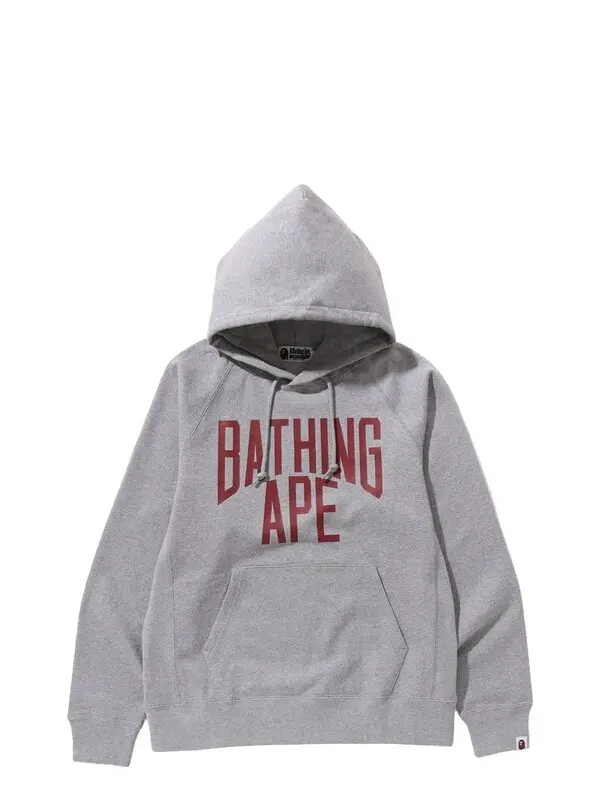 A BATHING APE Nyc Logo Hoodie - Grey