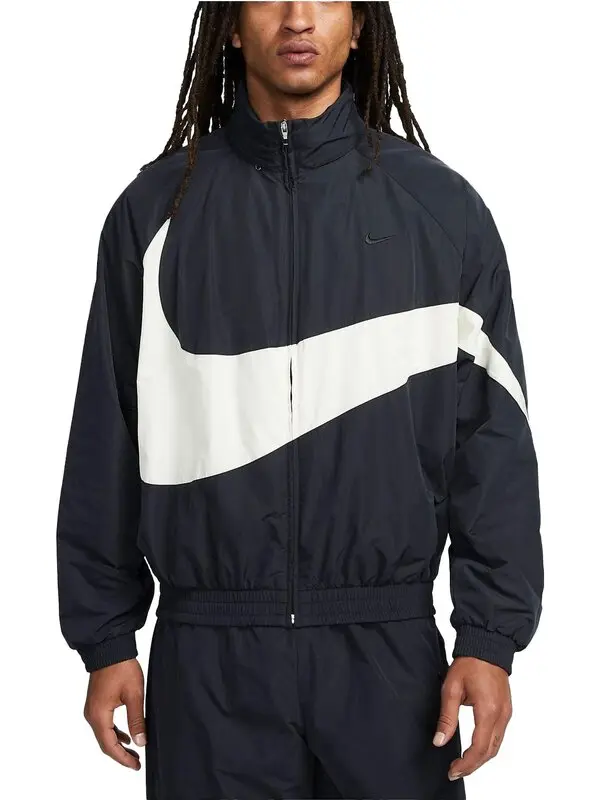 Nike Swoosh Woven Track Jacket - Black