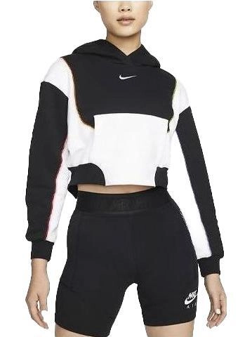 Nike Oversized Fleece Hoodie - Black/white