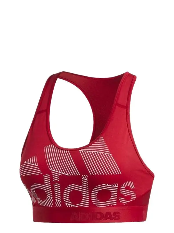 Adidas Drst Alphaskin Padded Bra - Red