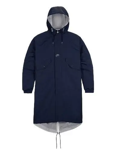 Nike X Kim Jones Double-sided Hooded Jacket - Bluewhite