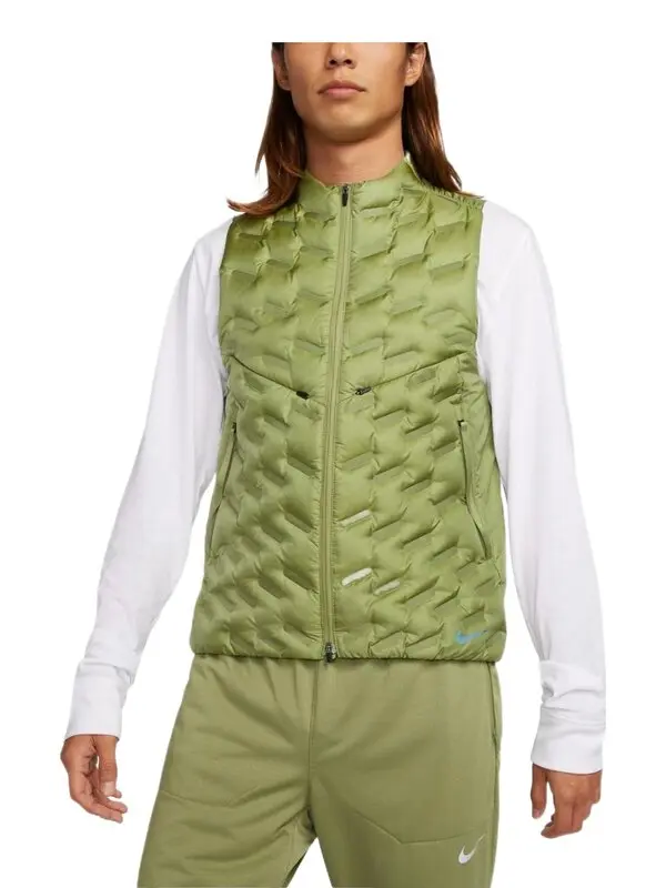 Nike Therma-fit Adv Repel Down-fill Running Vest - Green