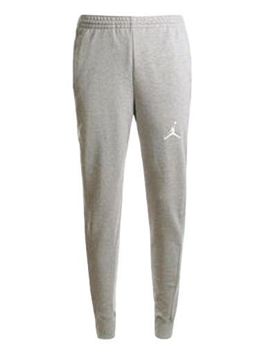 JORDAN Flight Fleece Embroidered Logo Fleece Lined Bundle Feet Sports Pants/trousers/joggers Gray - Grey