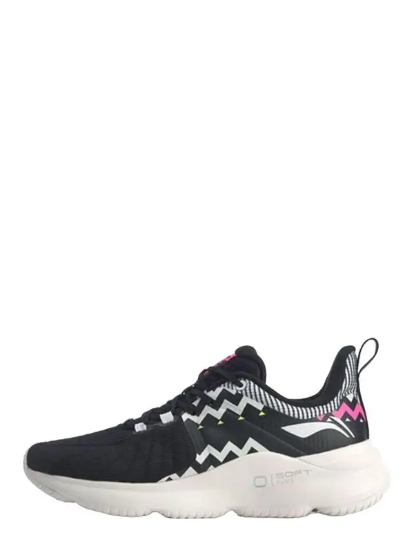 LI-NING Soft Plus Athletic Sneakers - Black/white
