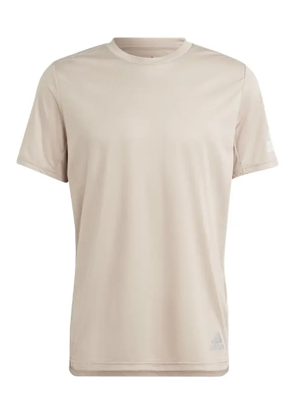 Adidas Playera Run It T-shirt - Beige