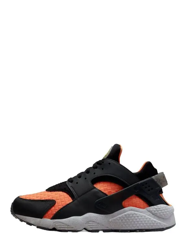 Nike Huarache Crater Premium Sneakers - Black/orange/gray