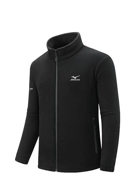 Mizuno Logo Fleece Jacket - Black