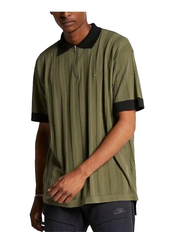 Nike Nikelab Made In Italy Knit Polo - Medium Olive