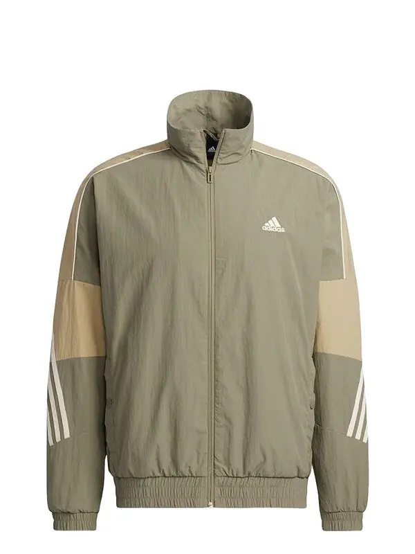 Adidas Stand Collar Logo Jacket - Multi-color