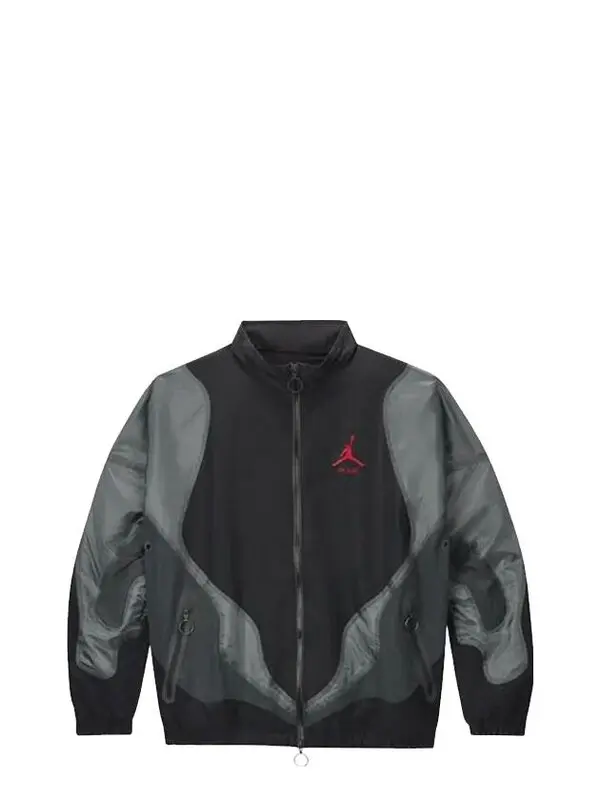 JORDAN X Off-white Woven Jacket - Black
