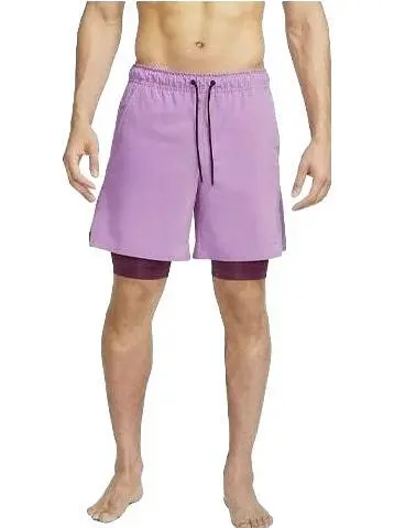 Nike Dri-fit 7 2-in-1 Running Shorts - Purple