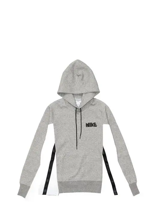 Nike X Sacai Logo Hoodie Asia Sizing - Grey