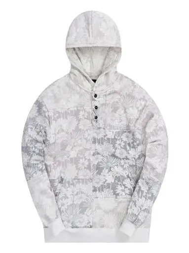 Kith Aster Floral Williams Iv Pullover - Light Grey