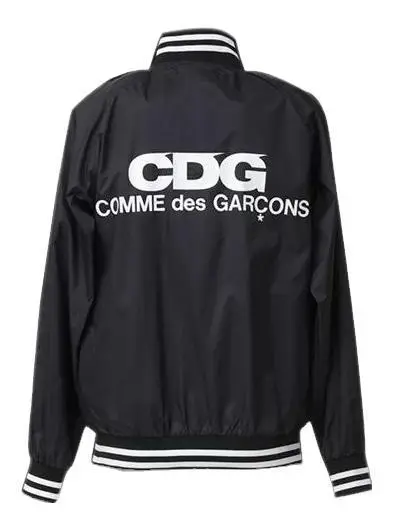 Comme Des Garçons Varsity Jacket - Black