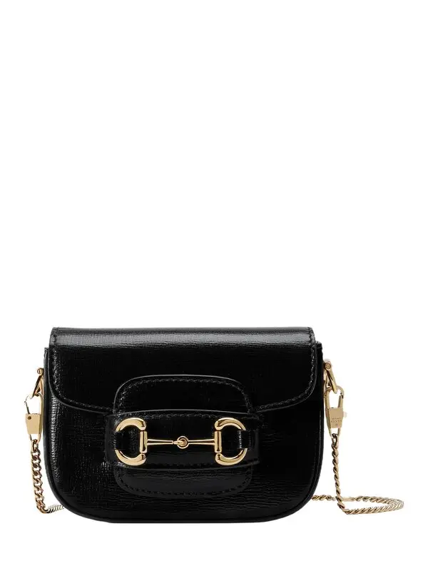 Gucci Horsebit 1955 Super Mini Bag - Black