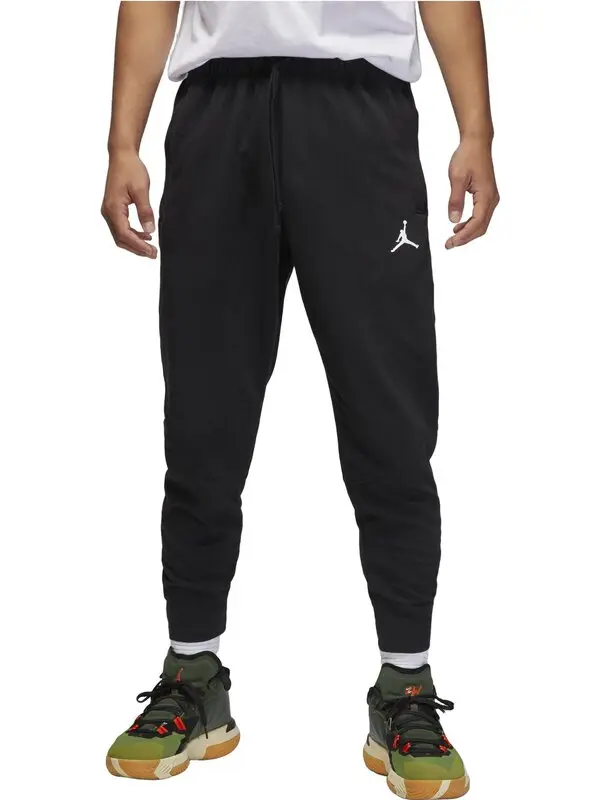 JORDAN Solid Color Logo Printing Lacing Bundle Feet Casual Sports Pants/trousers/joggers Autumn Black - Default Color