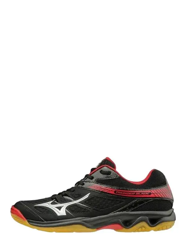 Mizuno Thunder Blade Athletic Sneakers - Black/red