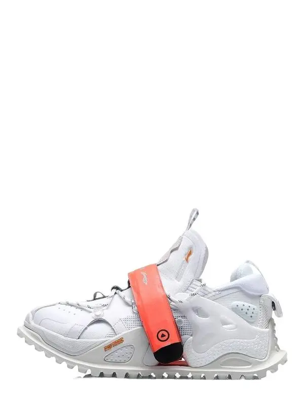 LI-NING Titan Halo Paris Fashion Week Sneakers - White/orange