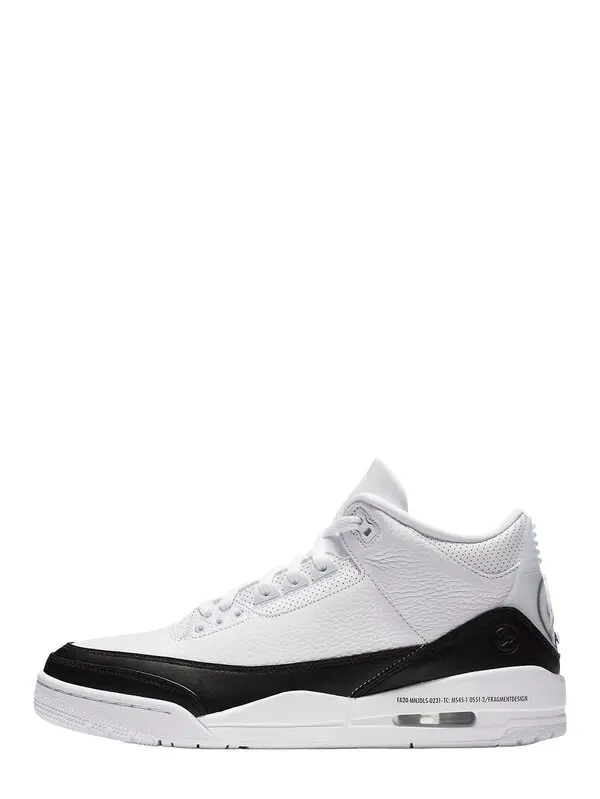 JORDAN X Fragment Design 3 Retro Sp Sneakers - White/black