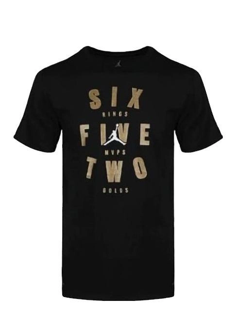 JORDAN Six Five Two T-shirt 'black - Black/multi-color