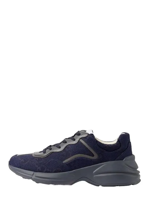 Gucci Rhyton Maxi Gg Supreme Sneaker - Navy/grey