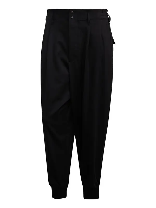 Adidas Y-3 Classic Refined Wool Cuff Pants - Black