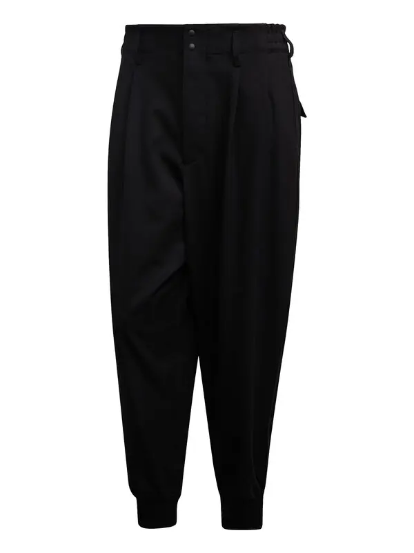 Adidas Y-3 Classic Refined Wool Cuff Pants - Black