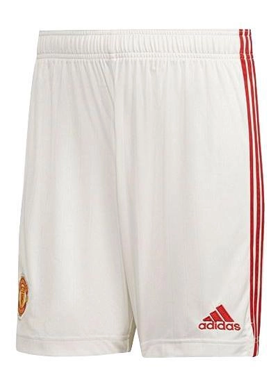 Adidas Manchester United Football Shorts - White/red