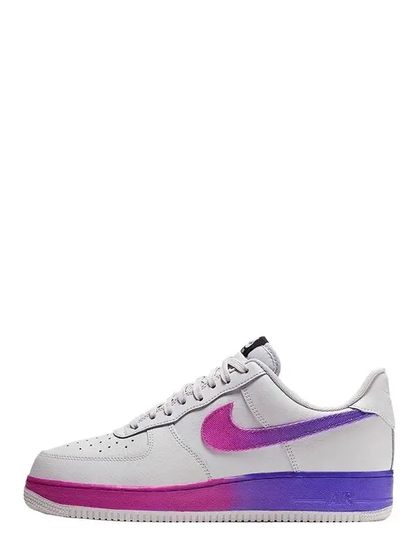 Nike Force 1 Low '07 Lv8 Sneakers - Vast Grey/hyper Grape-active Fuchsia-black