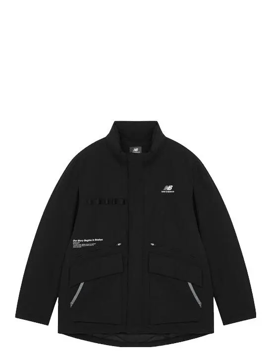 NEW BALANCE Logo Down Jacket - Black