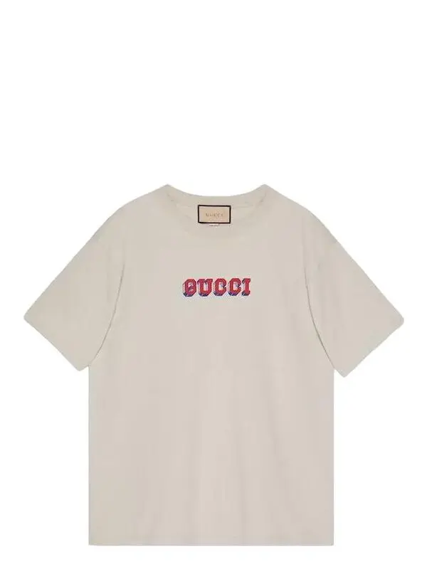 Gucci Print T-shirt - Ivory