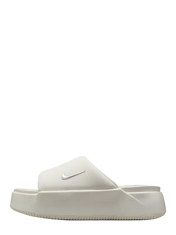 Nike Calm Elevation Platform Slides - Sail/mtlc Silver-sail