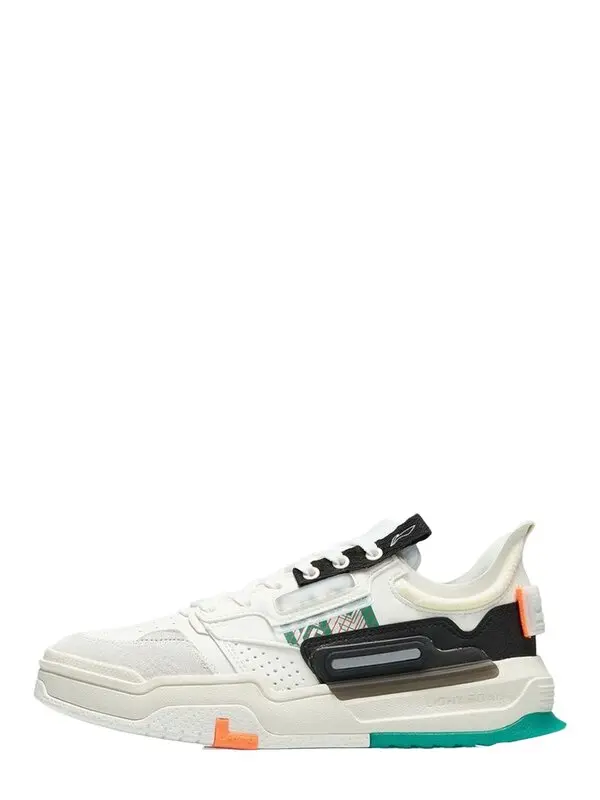 LI-NING Geek Sneakers - White/black/green