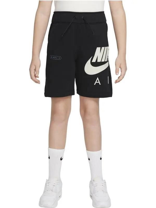 Nike French Terry Logo Shorts - Black/multi-color