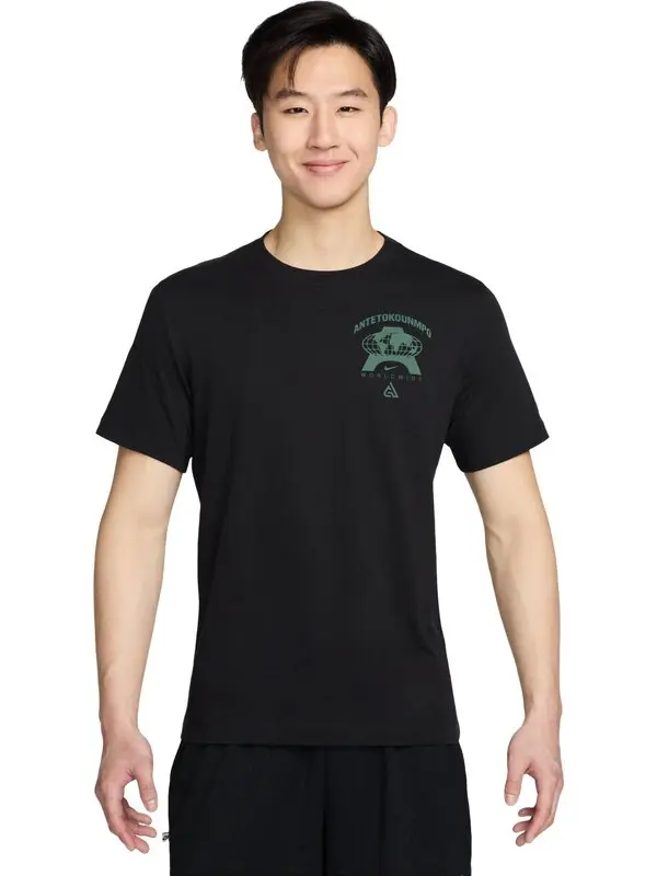 Nike Giannis M90 Basketball T-shirt Asia Sizing - Black